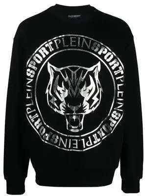 PLEIN SPORT Tiger Logo-print Sweatshirt
