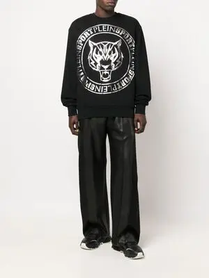 PLEIN SPORT Tiger Logo-print Sweatshirt