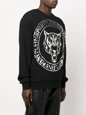 PLEIN SPORT Tiger Logo-print Sweatshirt