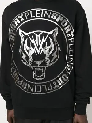 PLEIN SPORT Tiger Logo-print Sweatshirt