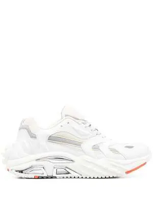 PLEIN SPORT Panelled Lace-up Sneakers - White