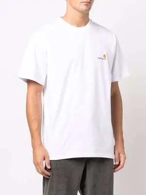 Carhartt Work In Progress American Script Short-sleeve T-shirt - White