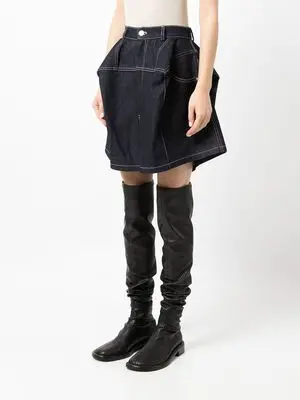 Natasha Zinko Denim Full Skirt