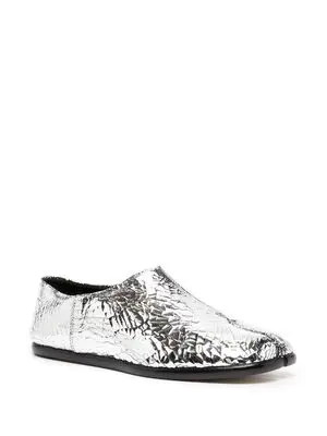 MAISON MARGIELA Tabi Mirror-effect Babouche Shoes