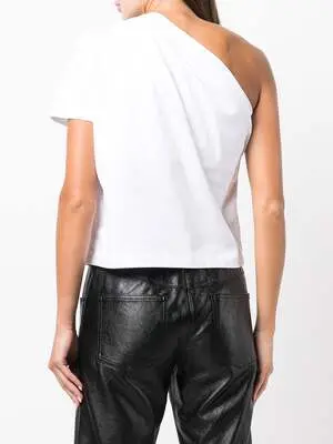 Gauge81 One-shoulder Organic Cotton T-shirt