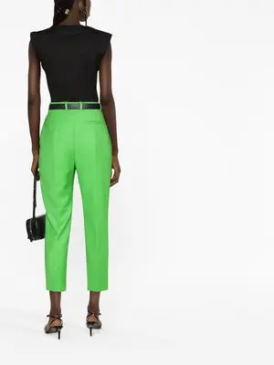 Alexander McQueen High-waisted Cropped Trousers