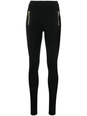Balmain Panelled Slim-cut Leggings