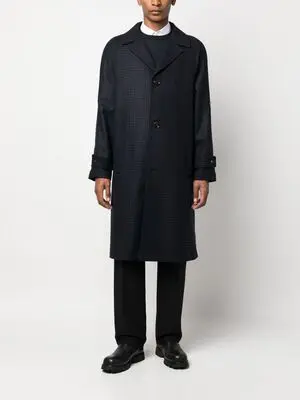 ZANONE Crew-neck Wool-blend Sweater - Blue