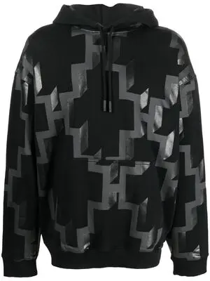 COUNTY OF MILAN Marcelo Burlon Geometric-print Hoodie