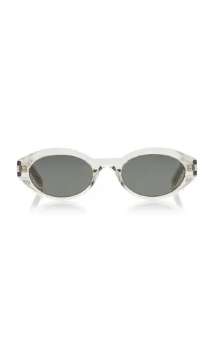 Saint Laurent Round-frame Acetate Sunglasses Neutral