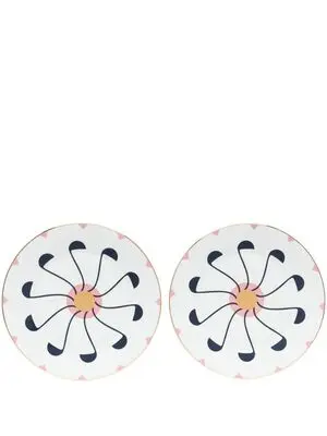 REFLECTIONS COPENHAGEN Elvas 230mm Dessert Plates - Pink