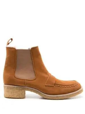 Studio Chofakian Almond Toe Boots For Women