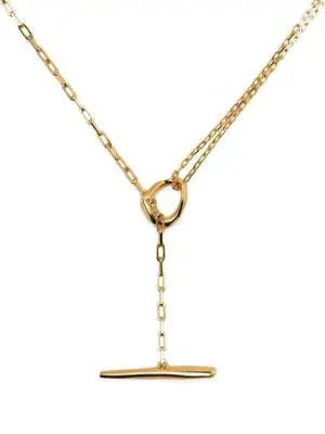 DINNY HALL Thalassa Small T-bar Necklace