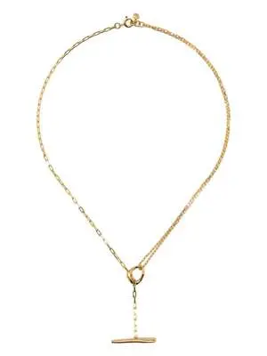 DINNY HALL Thalassa Small T-bar Necklace