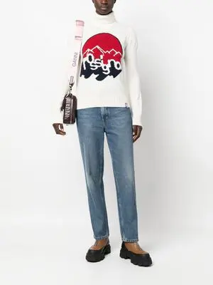 Rossignol Ro Neck Intarsia-knit Jumper