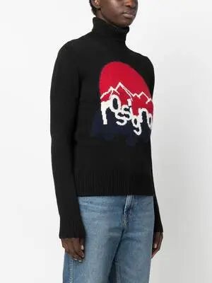 Rossignol Intarsia-knit Roll Neck Jumper