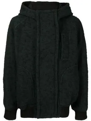 SONGZIO Hooded Textured Jacket