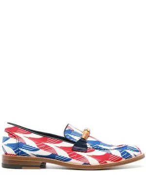Casablanca Abstract-print Envelope Loafers