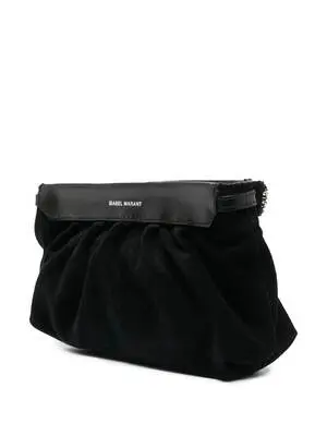 Isabel Marant Étoile Crystal-embellished Suede Crossbody Bag