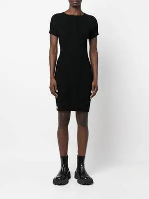 Philipp Plein Logo-plaque Ribbed T-shirt Dress