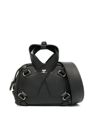 COURREGES Loop Crossbody Bag - Black
