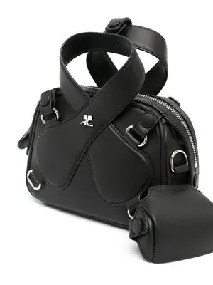 COURREGES Loop Crossbody Bag - Black