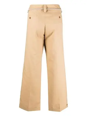 MAISON JEJIA Straight-leg Trousers - Neutrals