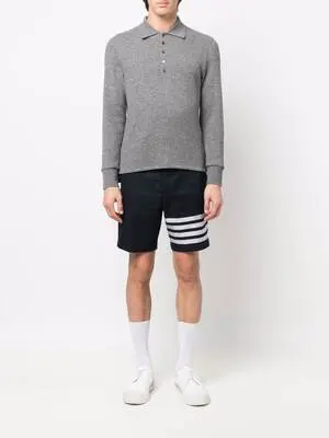 Thom Browne Long-sleeve Polo Shirt