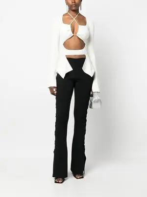 ANDREĀDAMO Asymmetric Cut-out Top