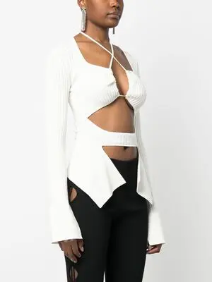 ANDREĀDAMO Asymmetric Cut-out Top