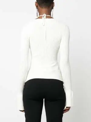 ANDREĀDAMO Asymmetric Cut-out Top