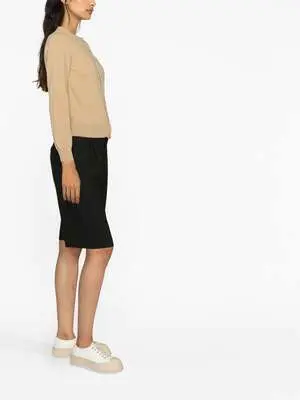 Play Comme Des Garcon Heart Motif Buttoned Cardigan - Neutrals
