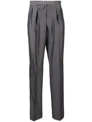 MAISON MARGIELA Belted Tapered Trousers