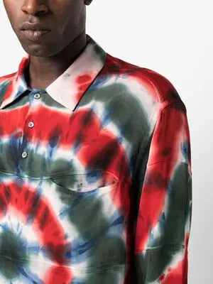 4SDESIGNS Tie-dye Swirl-print Shirt