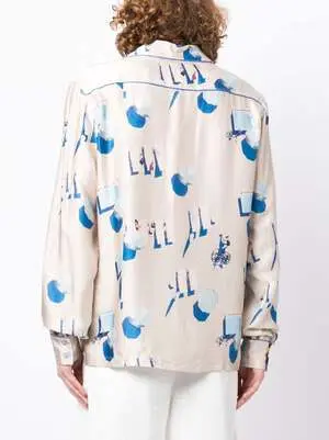 BLUE SKY INN Beach Graphic-print Shirt