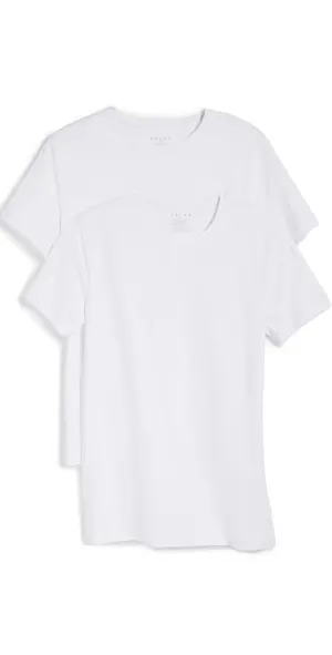Falke 2-pack Cotton Crew Neck Tee - White