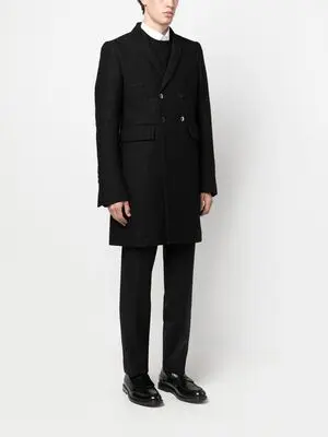 SAPIO Boucle Double-breasted Coat