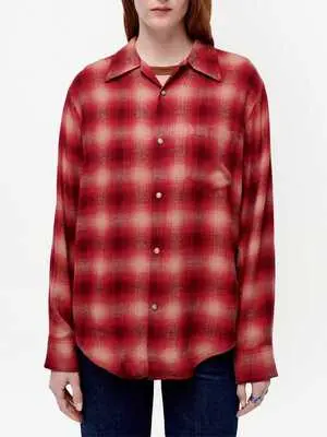 RE/DONE Plaid Button-up Shirt
