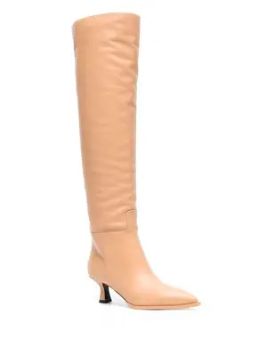 3JUIN Pointed-toe Knee-high Boots