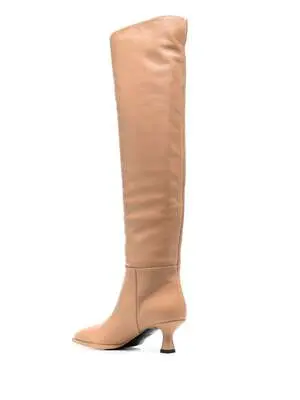 3JUIN Pointed-toe Knee-high Boots