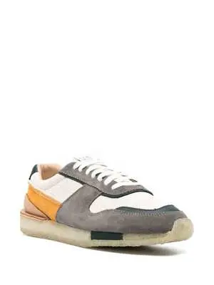 Clarks Panelled Suede Sneakers