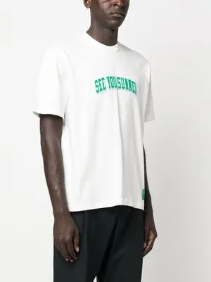 Sunnei Logo-patch Short-sleeved T-shirt