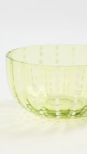 ZAFFERANO Perle Small Bowl Set Of 4 - Apple Green
