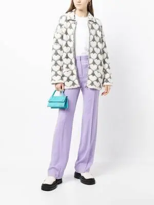 MARCO RAMBALDI Heart-print Knit Cardigan