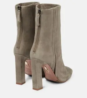 AQUAZZURA Suede Ankle Boots