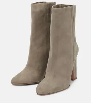AQUAZZURA Suede Ankle Boots