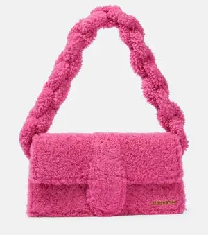 Jacquemus Le Bambidou Shearling Shoulder Bag - Pink
