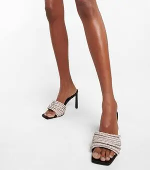 Simkhai Lena Crystal-embellished High Heel Sandals - Multicoloured