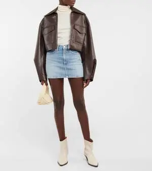 AGOLDE Liv Denim Mini Skirt