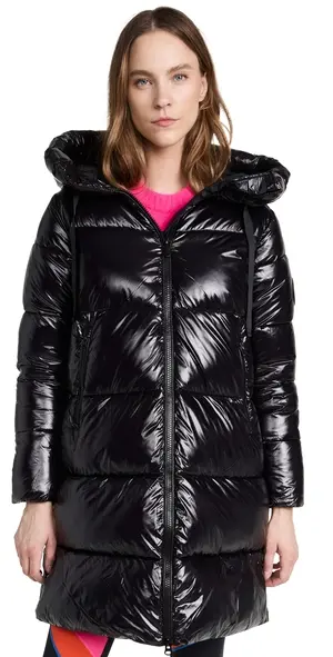 SAVE THE DUCK Isabel Puffer Jacket - Black
